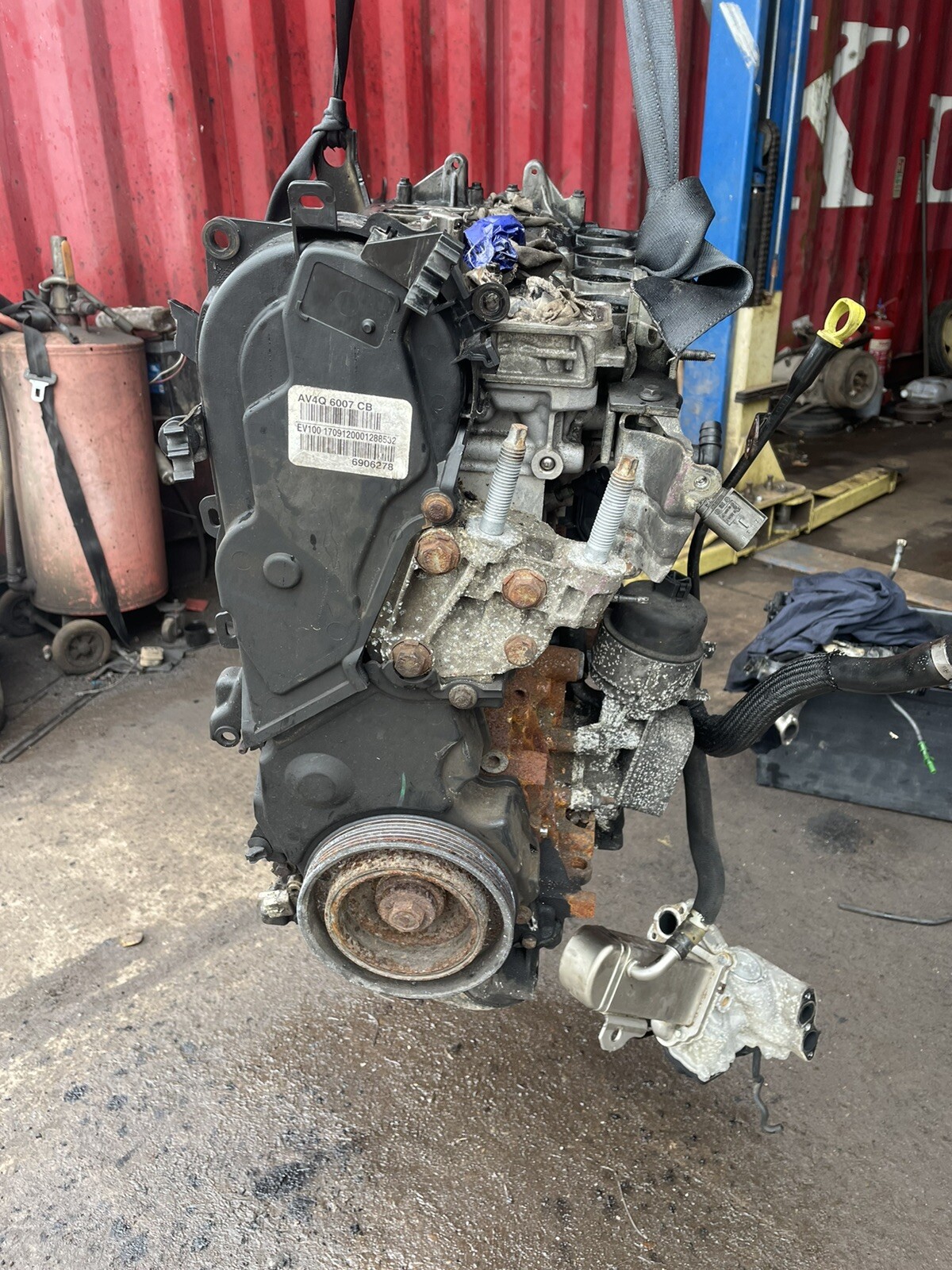 FORD GALAXY S-MAX KUGA MONDEO 2.0 TDCI BARE ENGINE UFBA AV4Q6007CB 2010 ...