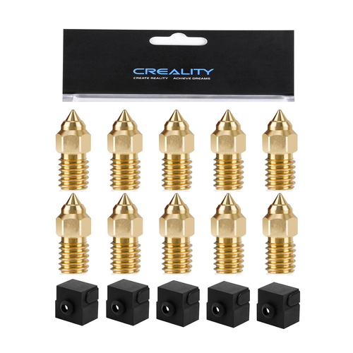 Creality Original Ender 3 V3 SE Nozzle Kit,10Pcs 0.4Mm Brass Nozzles ...