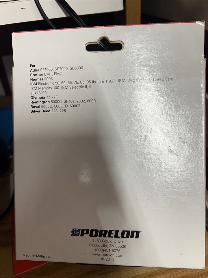 Porelon 11461 IBM Selectric II Correctable Ribbon New In Package ...