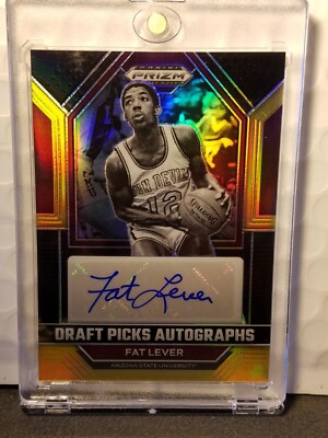 2023 Panini Prizm Draft Basketball Fat Lever Draft Auto Black Gold 3/5 ...