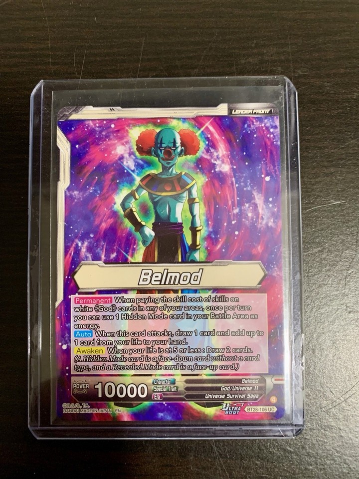 DBS Dragon Ball Prismatic Clash - Belmod God of Destruction BT28-106 ...