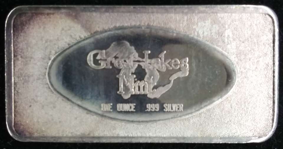 1978 Great Lakes Mint "Mars God Of War" One Ounce .999 Silver Bar | eBay