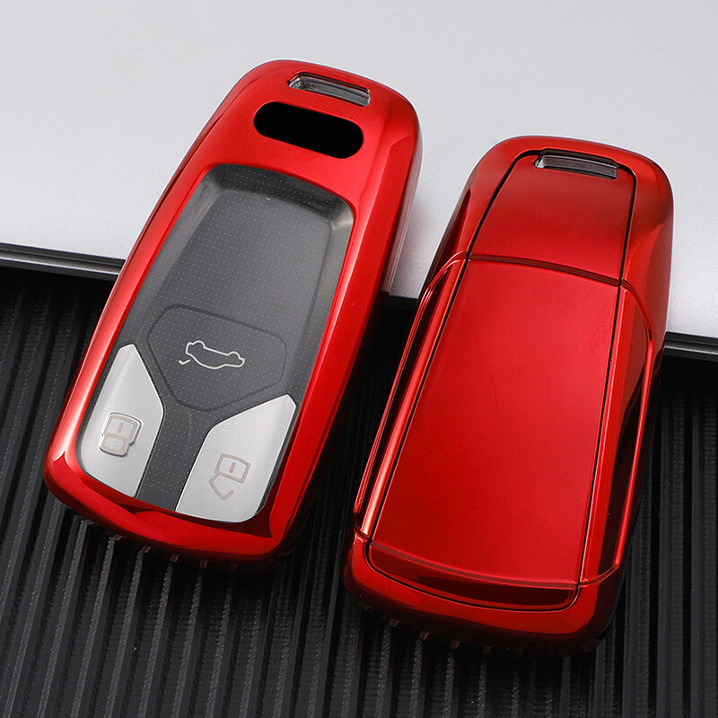 For Audi A5 Q5 S4 TT TPU Key Fob Case Cover Anti-shock Anti-scratch ...