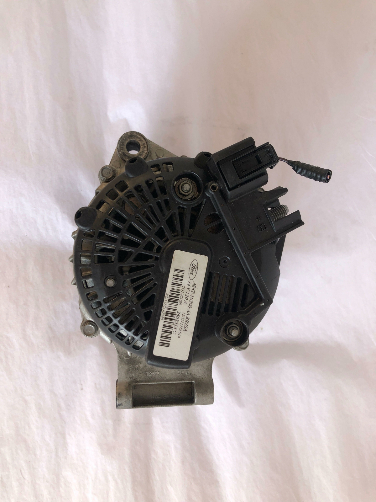 2014-2017 FORD FIESTA Engine Alternator A/T FWD 1.6L w/o turbo AE8T ...