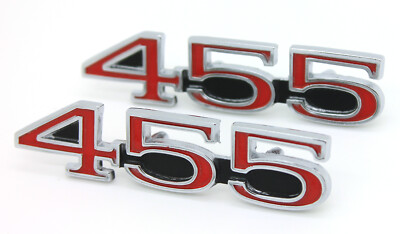 455 Buick Olds Front Fender Emblems Pair | GM 1394737 | USA-Made ...