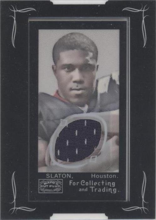 2008 Topps Mayo - Mini Framed Relics Steve Slaton #R-SS (MEM, RC) for ...