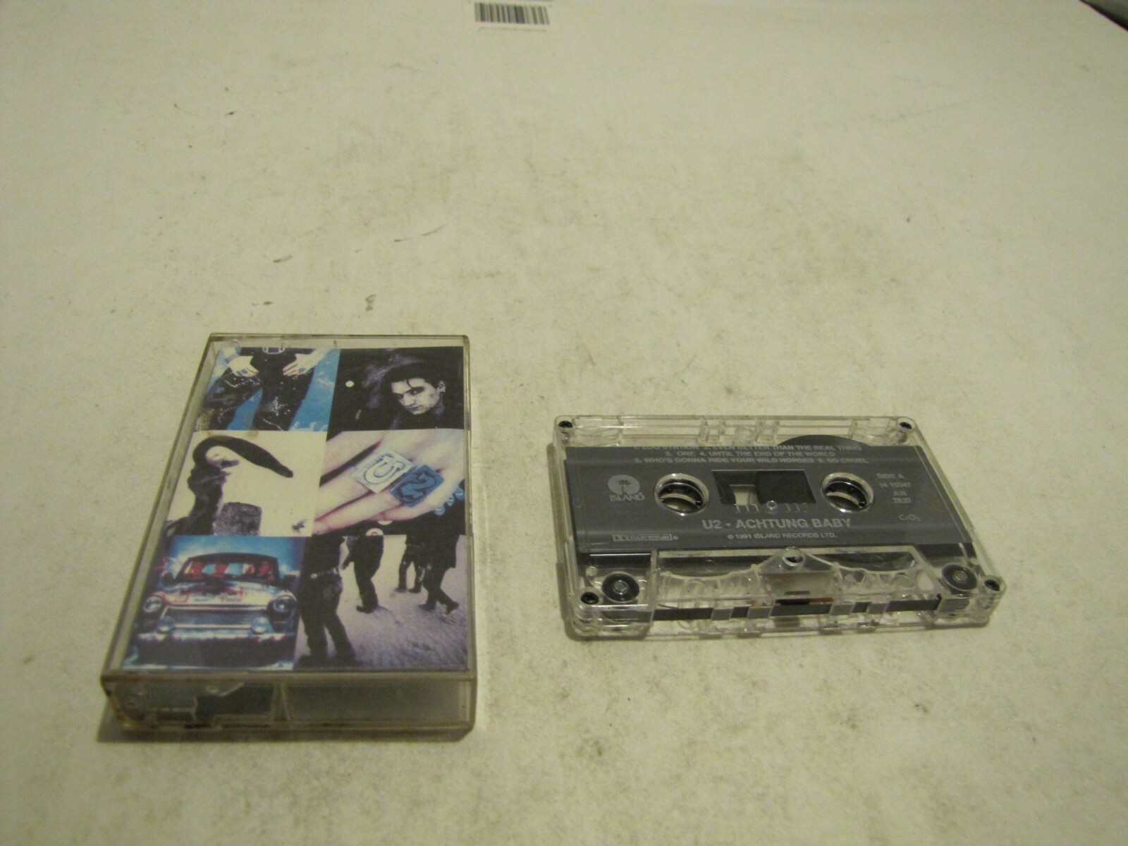 U2 ACHTUNG BABY CASSETTE TAPE | eBay