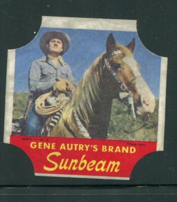 Vintage Gene Autry's Brand Sunbeam Series 3 No 9 Bread Label | eBay