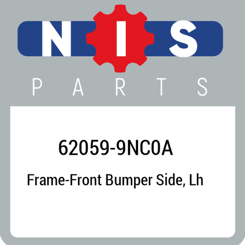 62059-9NC0A Nissan Frame-front bumper side, lh 620599NC0A, New Genuine ...