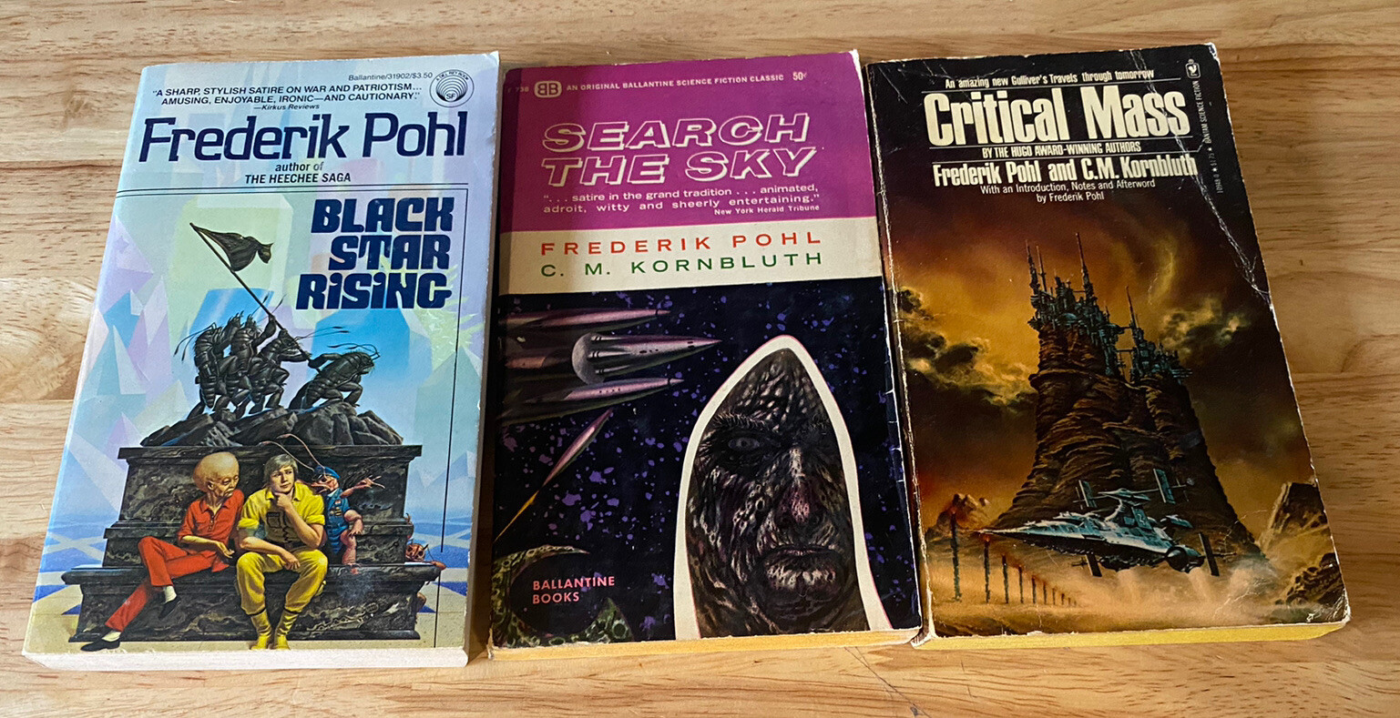 Frederick Pohl Vintage Science Fiction Paperback Book Lot 3 | eBay