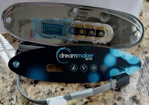 DREAM MAKER DIGITAL TOPSIDE CONTROLLER & OVERLAY DECAL - (BALBOA VL260 ...