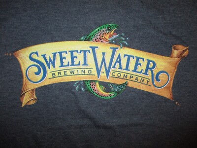 SWEETWATER BREWING COMPANY T SHIRT Craft Beer Brewery Fish Logo Adult ...