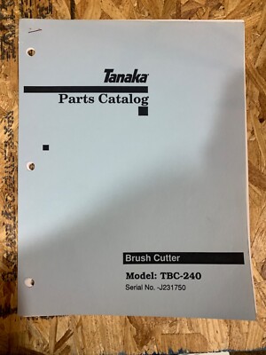 Tanaka BrushCutter TBC-240, Tanaka Parts Catalogue | eBay