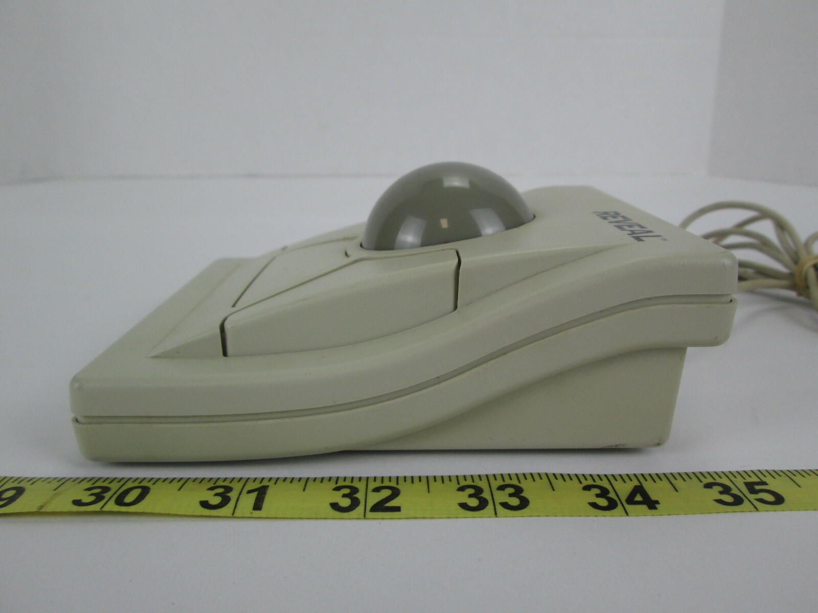 Vintage Reveal Trackball Roller Ball Mouse with 3 buttons Model RA010 ...
