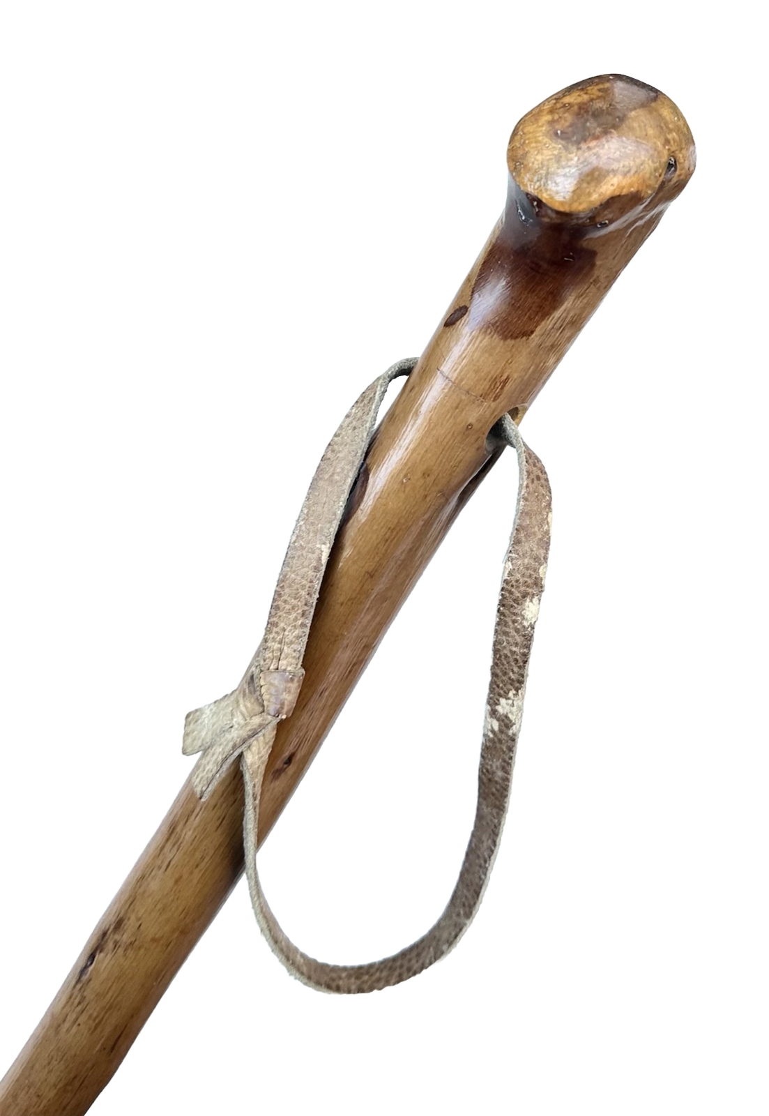 Vintage Antique Knobby Wood Fighting Forestry Swagger Knob Walking ...
