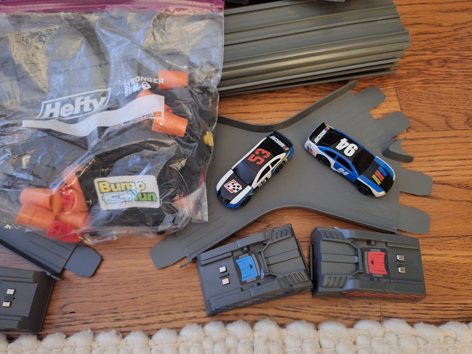 Adventure Force Crash Racers Track Set Lot of 2: 4 NASCAR stockers ...