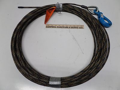 Winch Wire Line Wrecker Pull Cable Choker with Self Locking Eye Hook 3/ ...