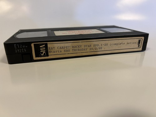 Rocky Star Eps 1-20 very rare VHS complete TV series Eat Carpet SBS ...