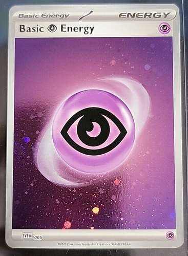 Pokémon TCG Basic Psychic Energy Scarlet & Violet-Base Set 005/198 ...