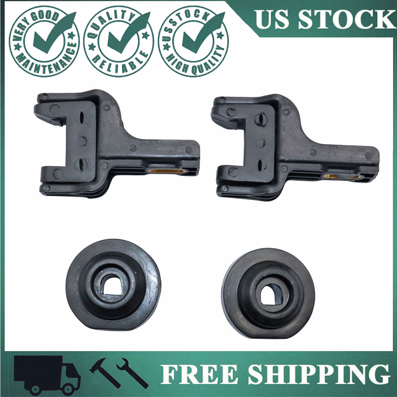 New 4Pcs Upper+Lower Radiator Isolator Mounts Fit Dodge Charger ...