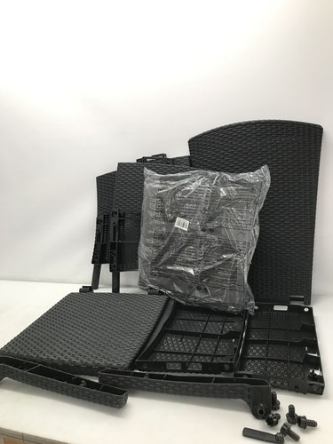 Fauteuil de jardin Allibert by Keter Vermont, graphite/gris froid ...