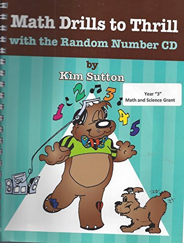 MATH DRILLS TO THRILL WITH RANDOM NUMBER CD By Kim Sutton **Mint ...