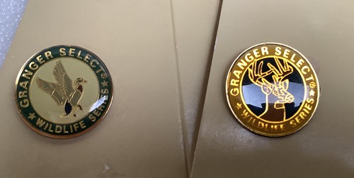 Granger Select Wildlife Series Deer Buck and Mallard Duck Pins Pinback ...