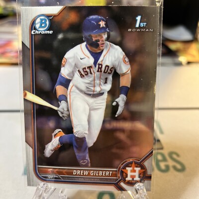 2022 Bowman Draft Drew Gilbert Chrome 1st Bowman Houston Astros BDC-152 ...
