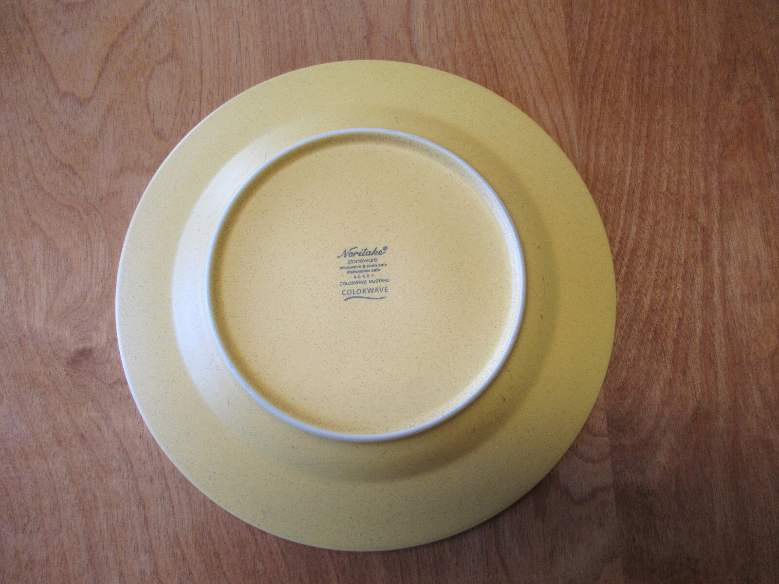 Noritake COLORWAVE MUSTARD YELLOW 8065 Rim Dinner Plate 11" 1 ea 3 ...