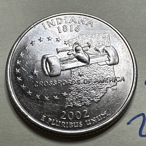 2002 P Indiana State Quarter 25c 9329N | eBay