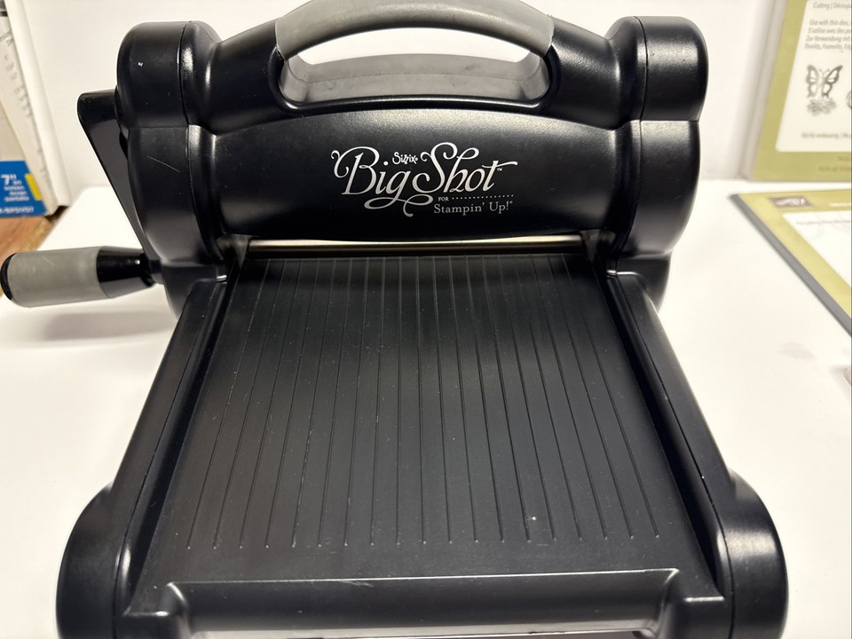 Stampin’ Up Big Shot Machine Black Die Cutter & Embosser w/ Plates | eBay