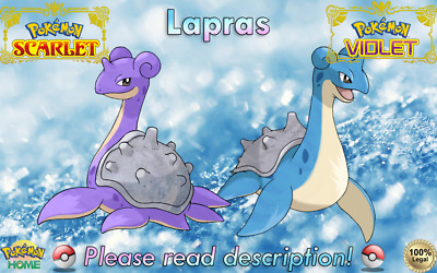 🍊Shiny/Non-shiny Lapras 6IV🍇Pokémon Scarlet/Violet (💯Legal) | eBay UK