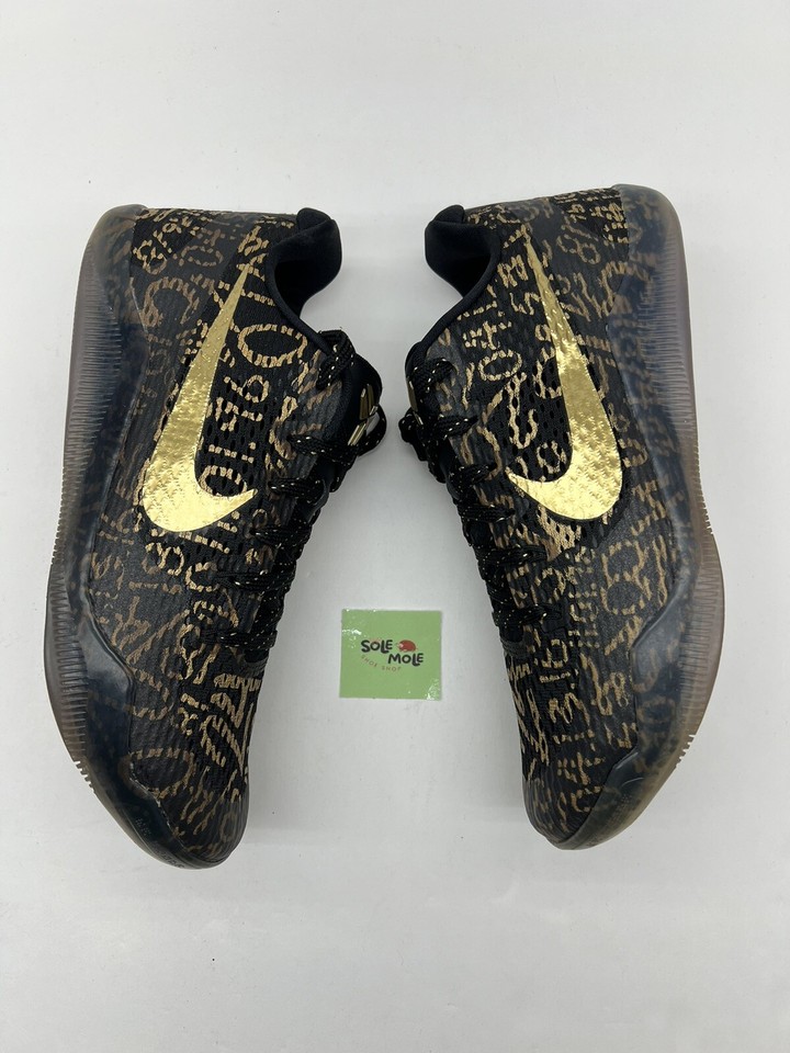 NEW Nike Kobe XI 11 ID Black-Gold "Mamba Day” Mens SZ 9.5 [865773-991 ...