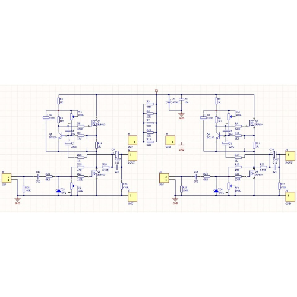 PCB For PASS ZEN Single-end Class A Headphone Amplifier 5w DC 24V Board ...