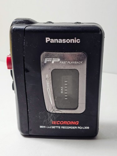 Vintage Panasonic Fast Play Mini Cassette Recorder RQ-L309 | eBay