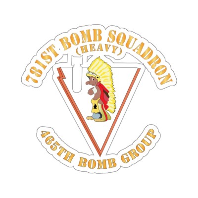Kiss-Cut Stickers- AAC - 781st Bomb Squadron - 465th BG - WWII | eBay