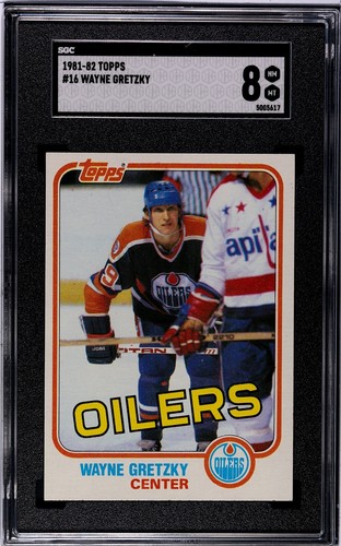 1981-82 Topps Hockey #16 Wayne Gretzky SGC 8 NM-MT Edmonton Oilers HOF ...