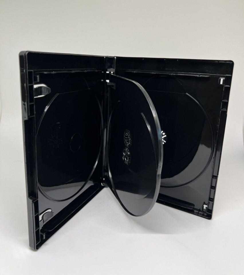 NEW 15mm 4K ULTRA HD BLACK 3-DISC CASE, BOOKLET CLIPS,SLEEVE, PS3-15MM ...