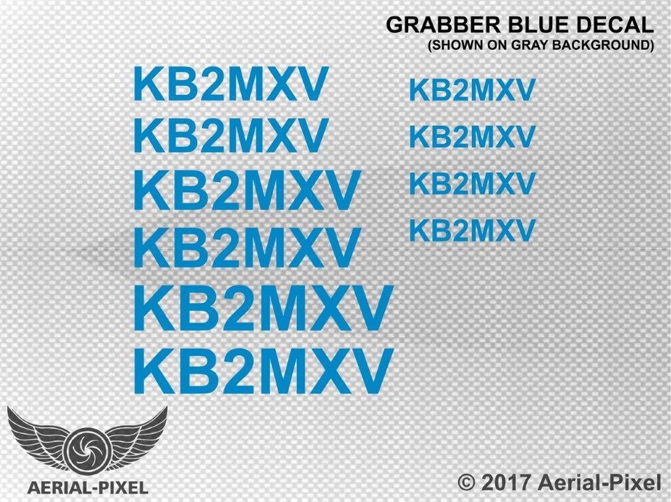 HAM Radio / Amateur Radio Call Sign Decals for Equipment and Windows | eBay