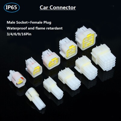 Waterproof POM Car Cable Electrical Wire Connector Plug 2.3mm Terminal ...