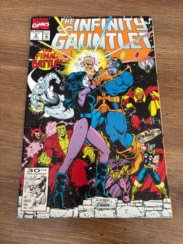 The Infinity Gauntlet # 6 NM 1st Print Marvel Comic Book Thanos ...