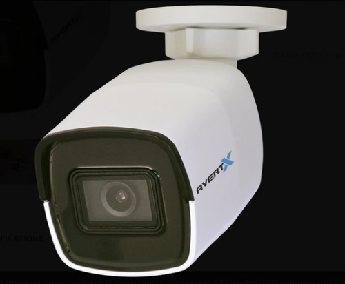 AVERTX HD448 4K IR Indoor/Outdoor Mini IP Bullet Camera Smart Analytics ...