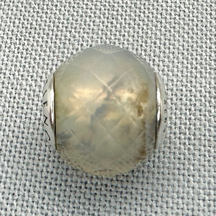 Auth Essence ME Pandora Patience Blue Agate Charm/Bead Silver 925 ALE ...