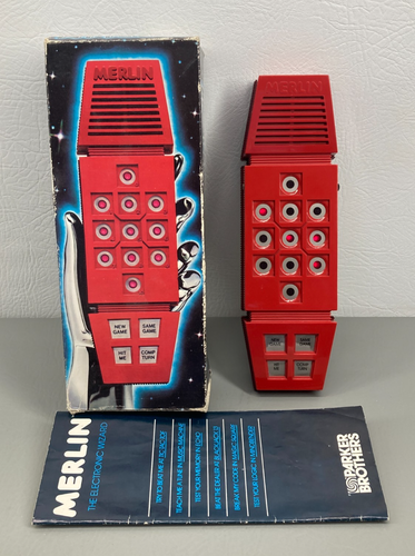 1978 MERLIN The Electronic Wizard Game w/ Box & Instructions Tested ...