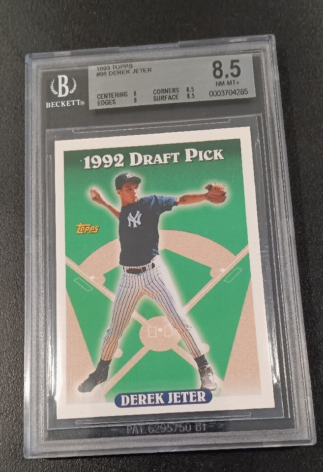 Derek Jeter 1993 Topps Draft Pick # 98 MT 8.5/Derek Jeter 1993 U.D ...