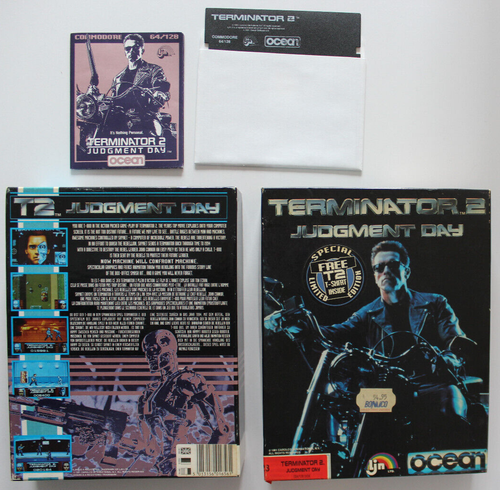 Terminator 2 Judgement Day Commodore C 64 1991 Game Diskette + OVP RAR ...