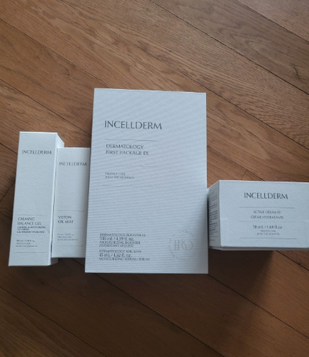 Incellderm 5pcs Set Dermatology Booster Serum Oil Mist Active Cream ...