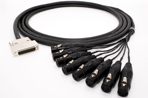 Canare MR202-8AT 8 Multicore Analog Snake Cable | D-Sub 25 Male to XLR ...