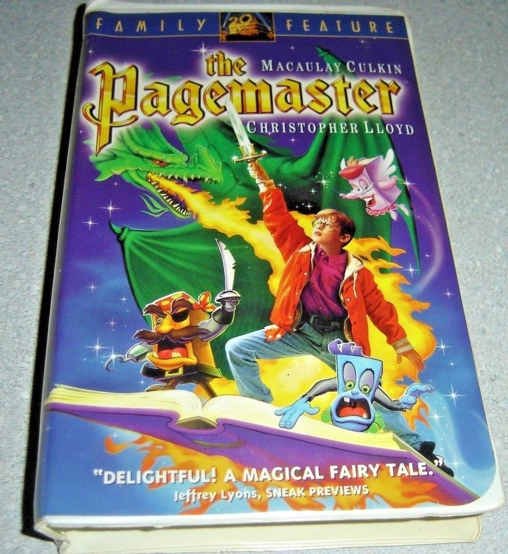 The Pagemaster (VHS, 1995, Clamshell) 86162864131 | eBay