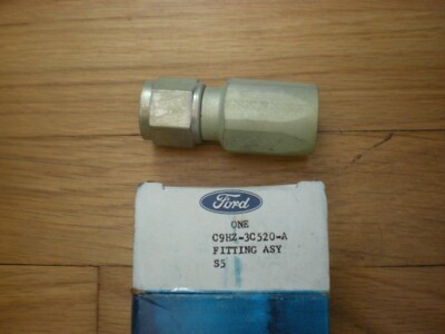 NOS 1966 - 1972 Ford W1000 WT1000 Power Steering Hose Line Fitting C9HZ ...